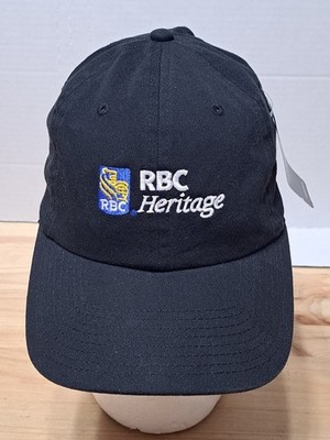 RBC Heritage PGA Tour SC Golf Hat Cap Adjustable Strapback Black Ahead ...