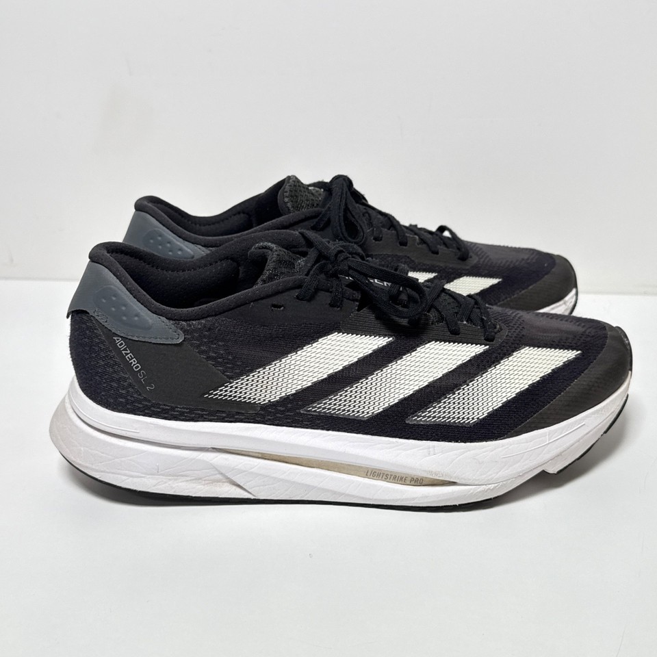 Adidas Mens Adizero SL2 IF6748 Black Running Shoes Sneakers Size 8 | eBay