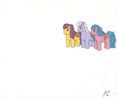 My Little Pony Original Production Animation Cel Hasbro Sunbow 1980s ...
