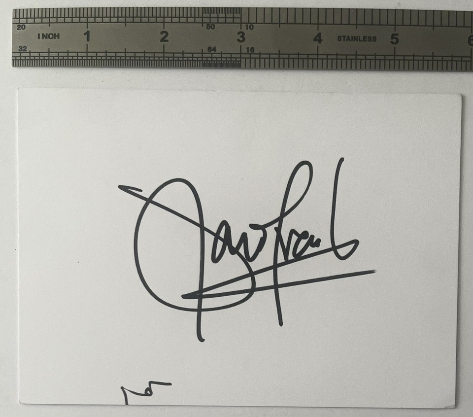 Linx : David Grant - Signed Autograph Index Card | eBay