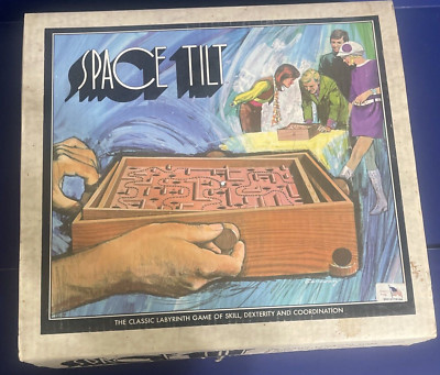 Classic Labyrinth Space Tilt - Maze Game No. 4025 P - Original Box ...