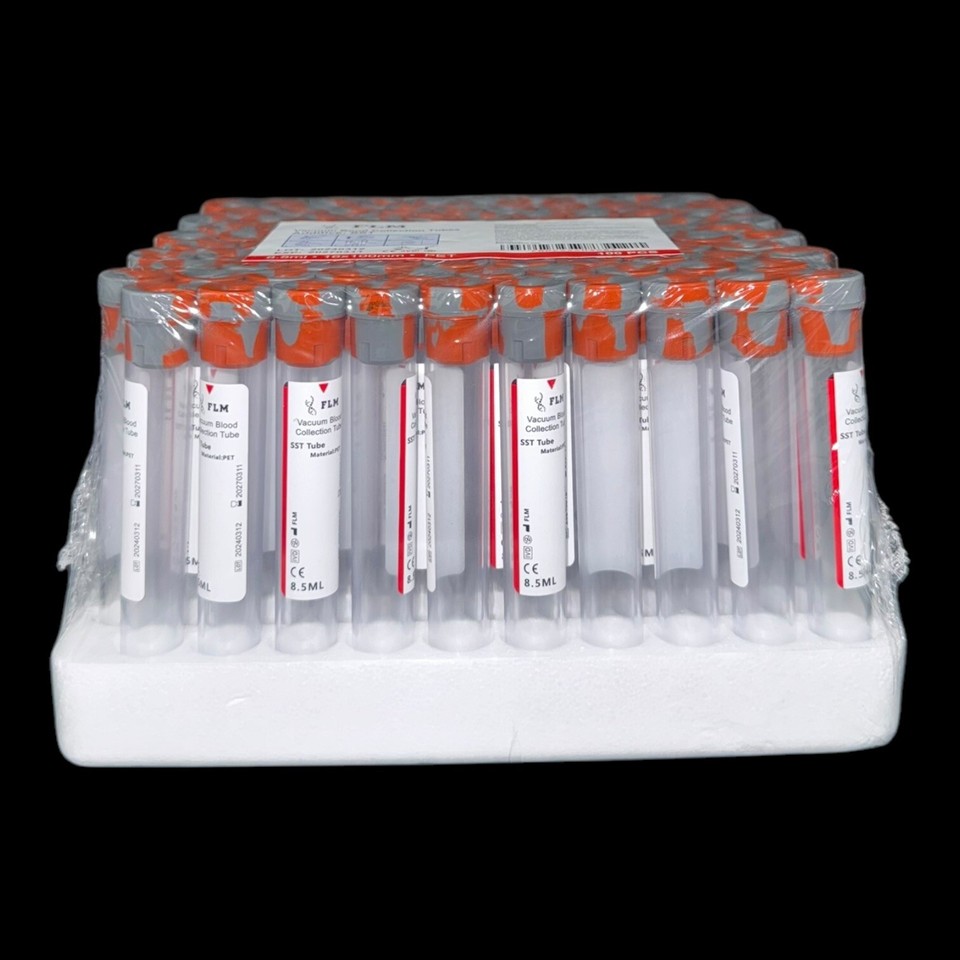8.5ml Tiger Vacuum Blood Collection Tubes, SST Tube, 100/pack | eBay