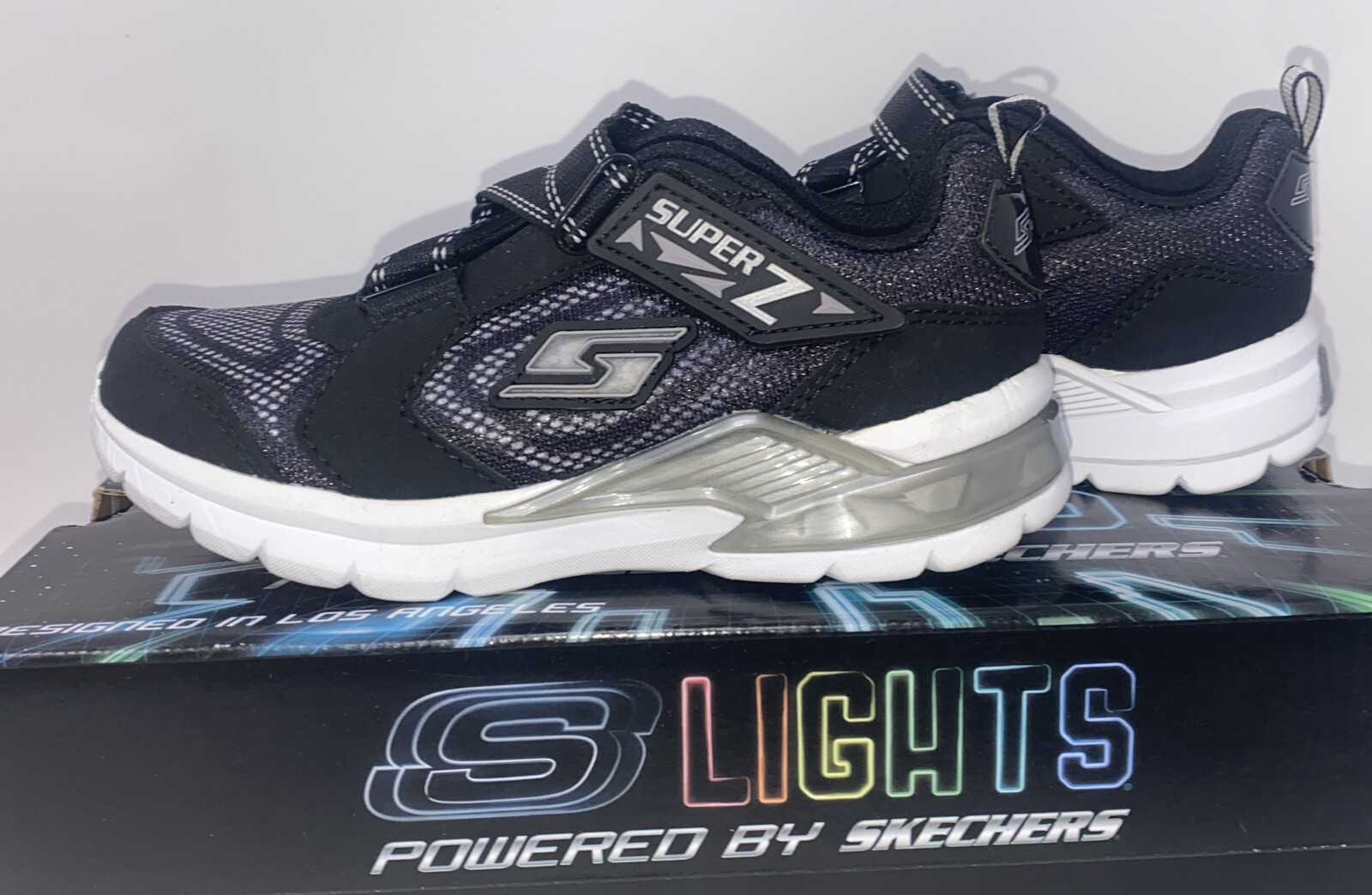 Skechers S Lights Erupters II Racing Game Boys Shoes - size 13 | eBay