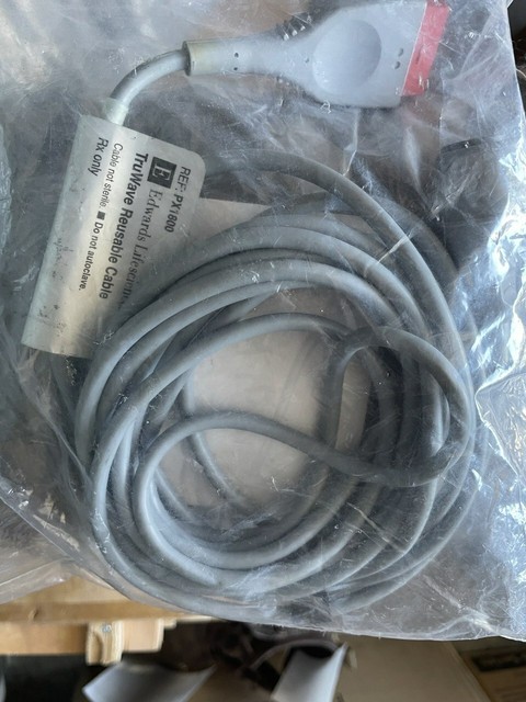 Edwards Lifesciences TruWave Reusable Cable Model Px1800 896507021 B37 ...