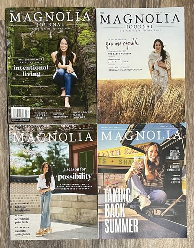 MAGNOLIA JOURNAL Joanna Gaines Magazines Lot of 4 #6, 8, 30, 31 (2018 ...