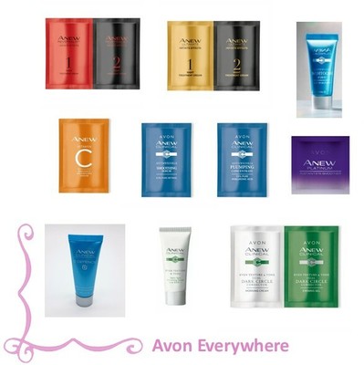 Avon Face Samples - Includes **NEW** Skin Renewal Range | eBay