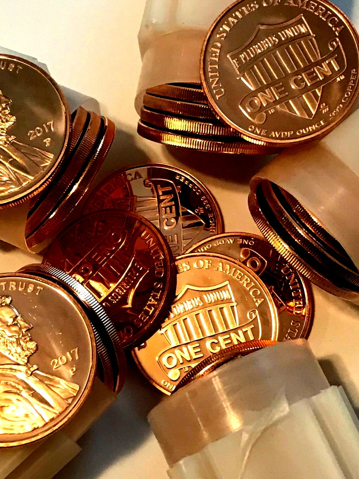 Abraham Lincoln 2017-P, 3 PACK. (1 ounce) Copper Rounds (.19 lbs) by ...