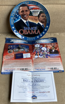 Barack Obama 44th President A Dream Fulfilled Commemorative Collectors ...