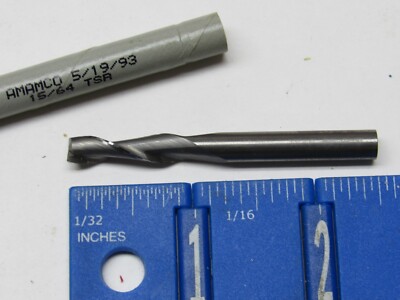 AMAMCO 15/64" 2-FLUTE LONG CENTER CUTTING SOLID CARBIDE END MILL | eBay