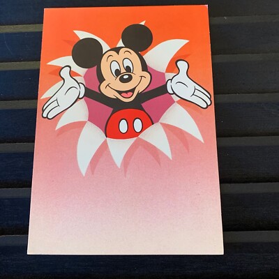 Vintage Greeting Card Disney Mickey Mouse Pop Out | eBay