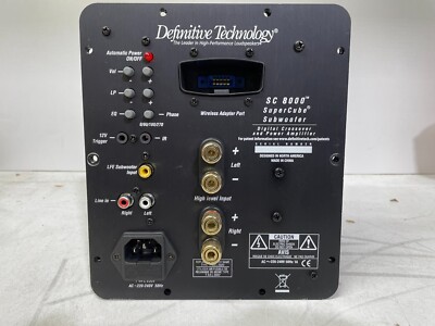 1 x Definitive Technology SC8000 SuperCube Subwoofer Module | eBay