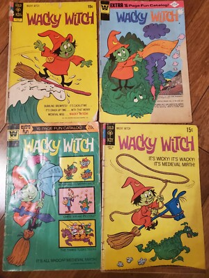 Lot of 4 Wacky Witch Comic Books | eBay