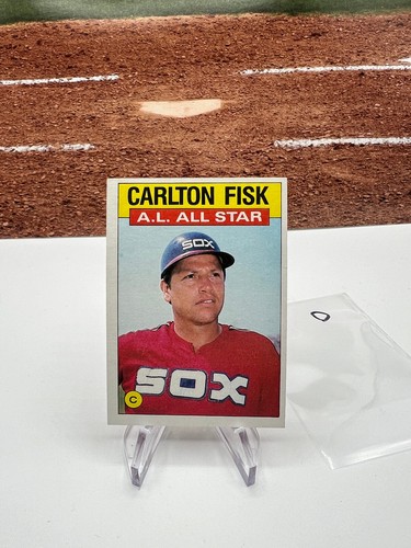 1986 Topps Carlton Fisk All Star card #719 Chicago White Sox (D) | eBay