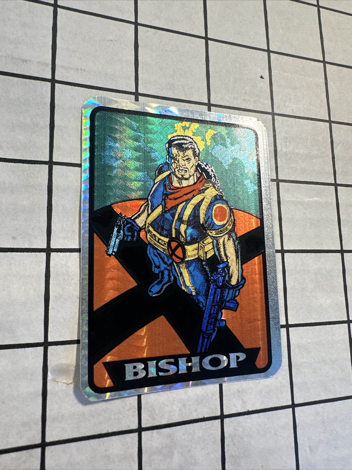 Bishop 1990s Marvel Masterpieces Kodak Vending Machine Prism Sticker X ...