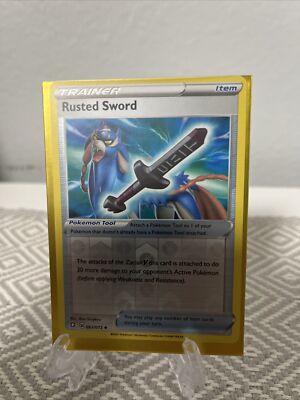 Rusted Sword 062/072 NM Reverse Holo Shining Fates Trainer Uncommon ...