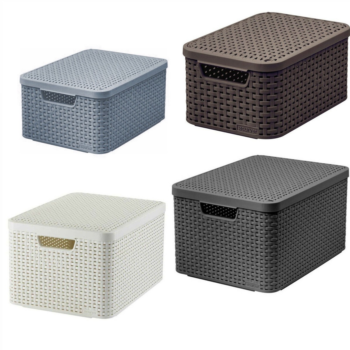 Curver Storage Boxes Large Curver 22L Storage Boxes, £5 At Homebase