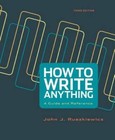 How to Write Anything: A Guide and Reference - Paperback - GOOD ...