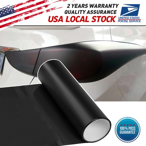 Medium black US Smoke Headlight Taillight Fog Light Tint Film Vinyl ...
