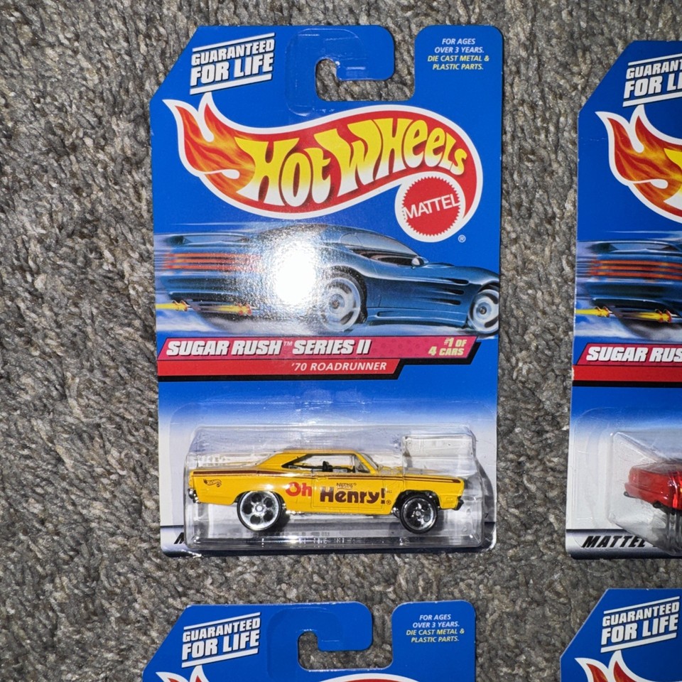 1999 HOT WHEELS SUGAR RUSH SERIES 2 FULL Set Of 4 Cars | eBay