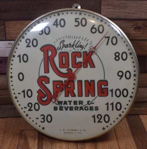 Vintage Sparkling Rock Spring Water & Soda Pop Beverages Advertising ...
