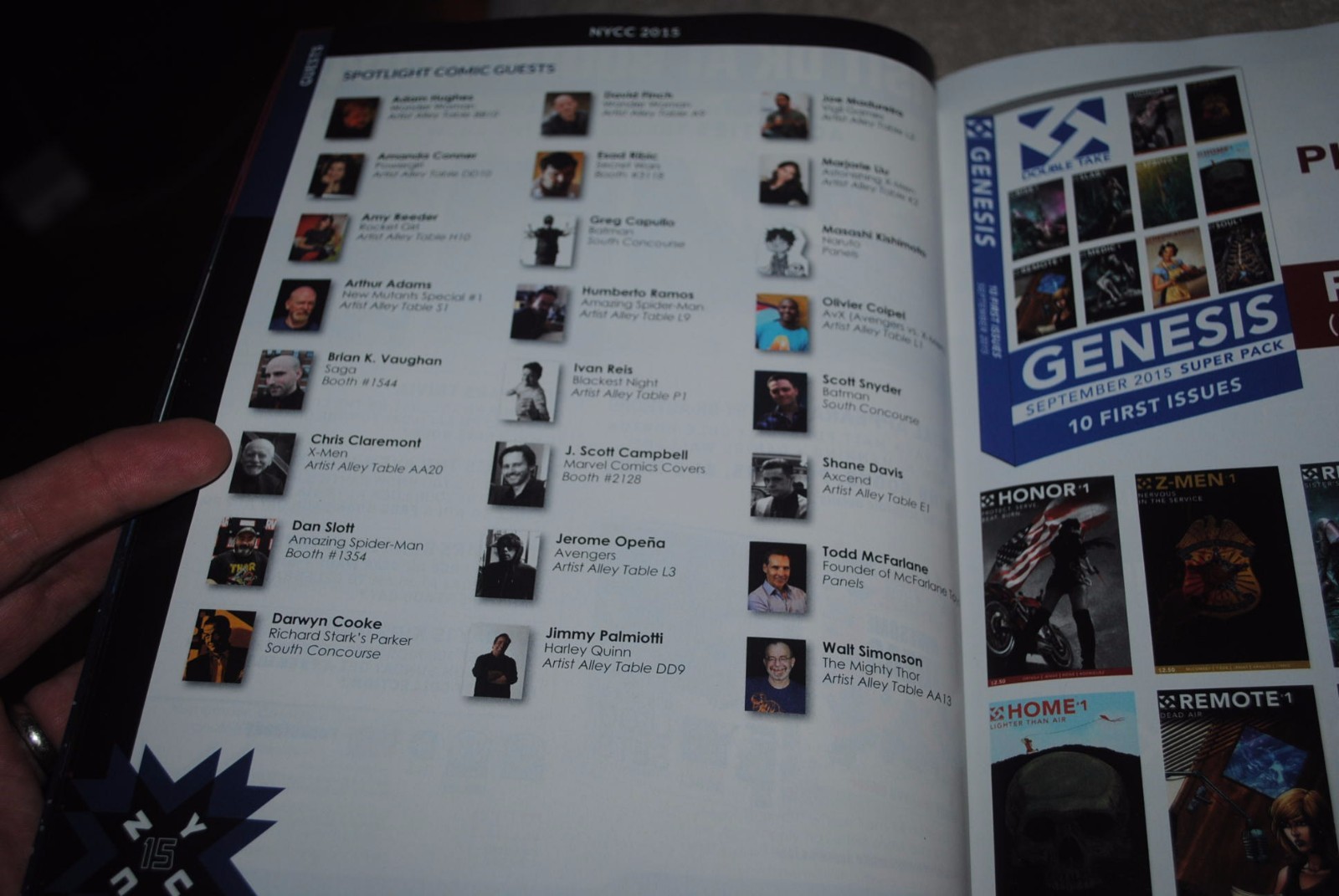 NYCC New York Comic Con Magazine Program Frank Miller Dark Knight 3 ...