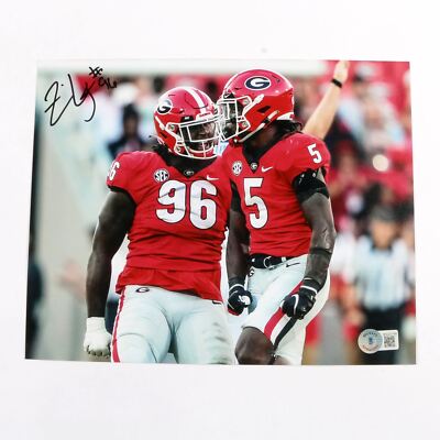 Zion Logue Signed 8x10 Georgia Bulldogs | eBay