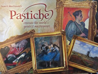Pastiche Board Games Gryphon Games Art Family Game Complete no shrink ...