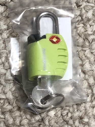 New Samsonite Key Lock TSA USA Seller Lime Green | eBay