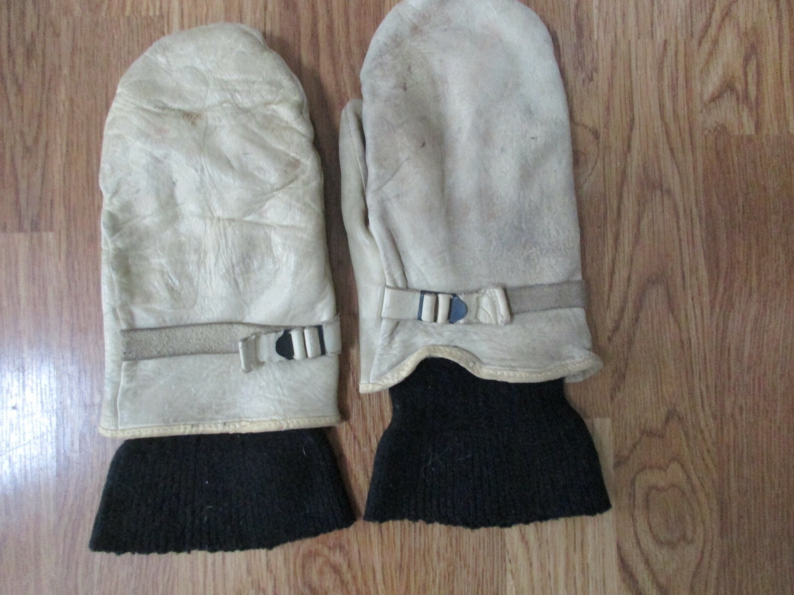 WW2 US Navy White Leather Gunners Mittens with Liners - ORIGINAL ...