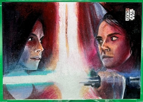 2021 Topps Star Wars Chrome Galaxy Semra Bulut Dark Rey Mirror Sketch 1 ...