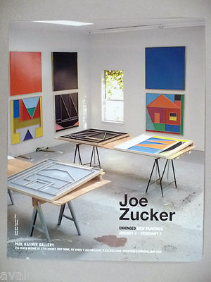 Joe Zucker Art Gallery Exhibit PRINT AD - 2004 | eBay