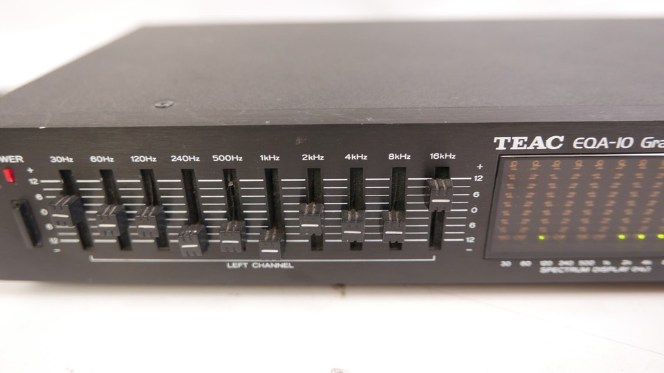 TEAC EQA-10 Graphic Equalizer Spectrum Analyzer, Tested - Working | eBay