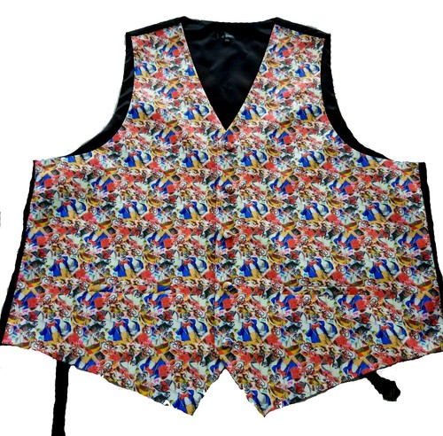White Face Clown Vest Formal Shrine Shriner Costume Uniform Circus Suit ...