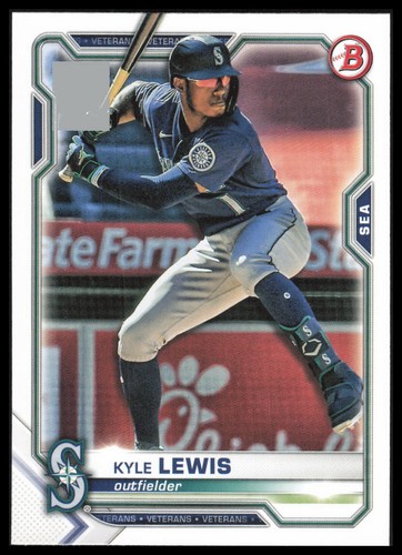 2021 Bowman Kyle Lewis #48 Seattle Mariners 41A | eBay