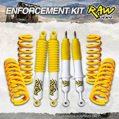 Raw 4x4 Nitro Max Shocks Coil 50mm Lift Kit for Landcruiser UJR UZJ ...