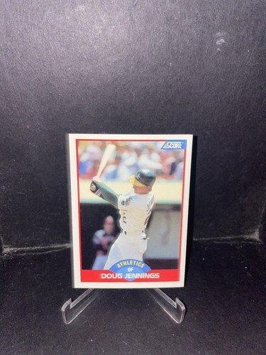 1989 Score Oakland Athletics Baseball Card #459 Doug Jennings Rookie | eBay