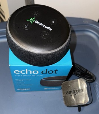 Amazon Echo Dot C78MP8 3rd Generation Smart Speaker Black - in Box ...