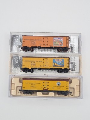Mixed Lot 3 N-Scale 40' Reefer Cars | eBay