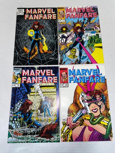 1983 Marvel Fanfare #10-13 Comic Book Lot Marvel Comics | eBay