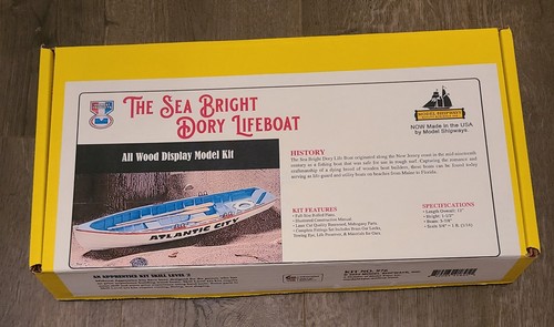 Midwest Models. The Sea Bright Dory Lifeboat. Wooden Model Boat Kit. | eBay