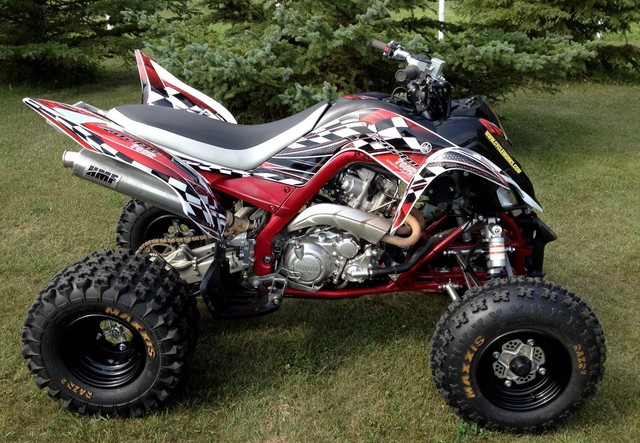 Yamaha Raptor 700 Graphics 2006-12 Full Coverage Decal Kit No2500 Red ...