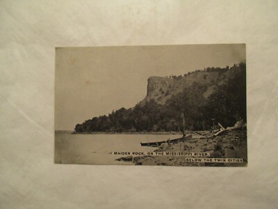 Maiden Rock on Mississippi River Below Twin Cities Minnesota MN ...