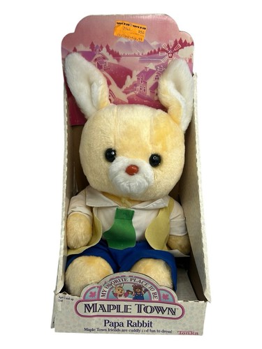 Tonka #7144 Maple Town Plush Papa Rabbit 10" In Original Packaging 1987 ...