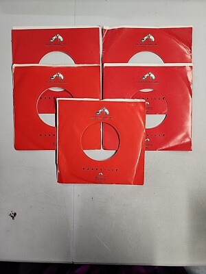 45 RPM 7" RECORD SLEEVES CO. SLEEVE 5 PACK SEE PHOTOS - RCA Nashville ...
