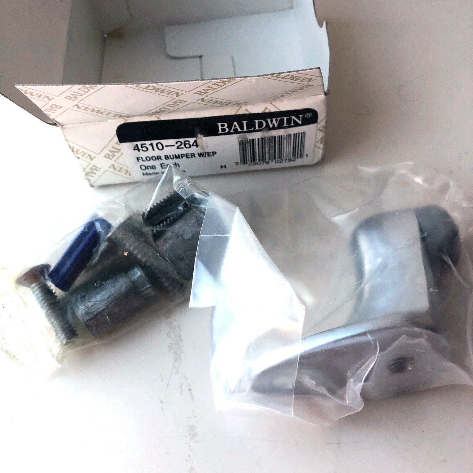 1 lot of (18) Baldwin Floor Bumper 4505-264 Floor Door Stopper Satin ...