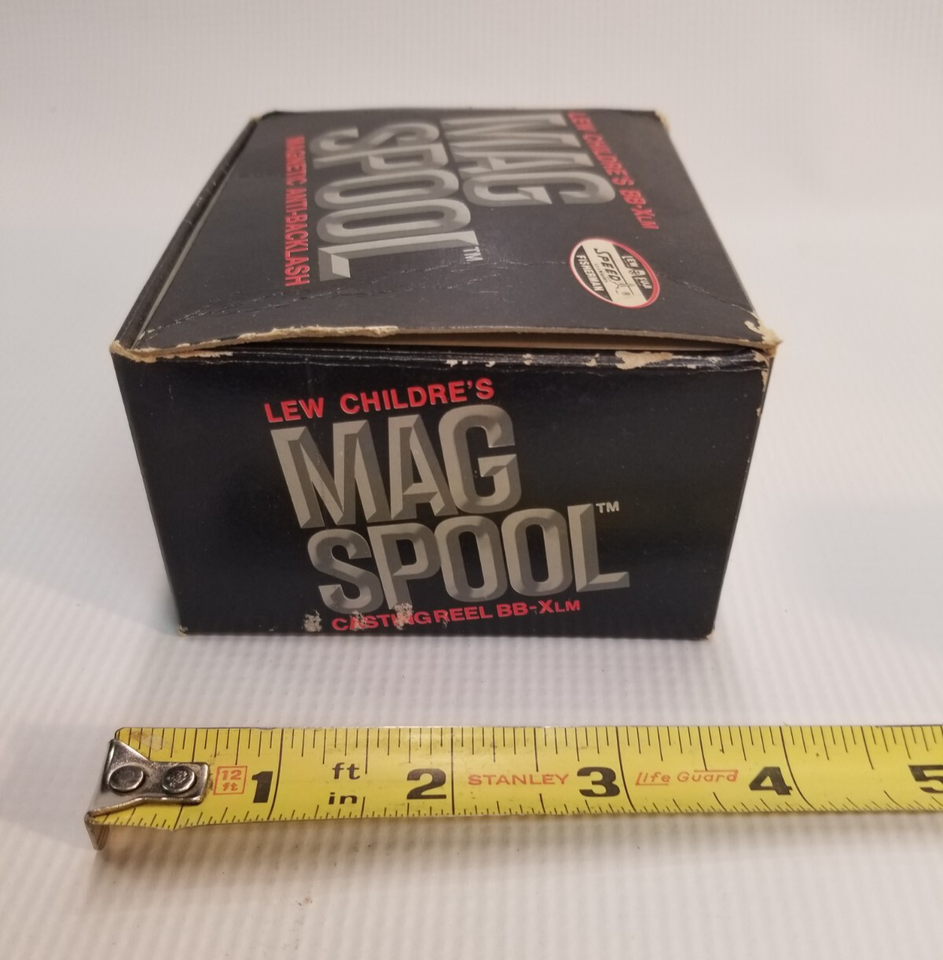 Lew Childre Mag Spool BB-XLM Baitcasting Reel, With Box, Rare, Vintage ...