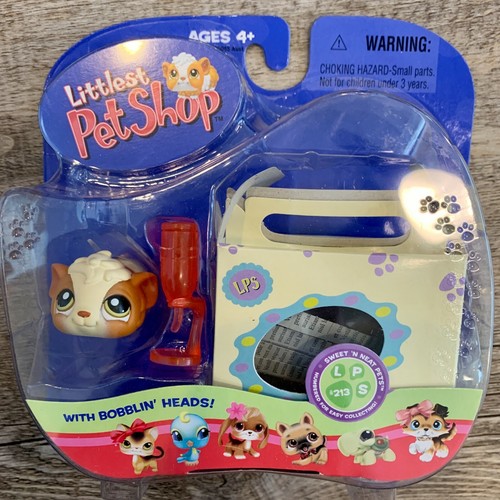 New 2006 Littlest Pet Shop LPS Portable Brown Hamster with Box & Feeder ...