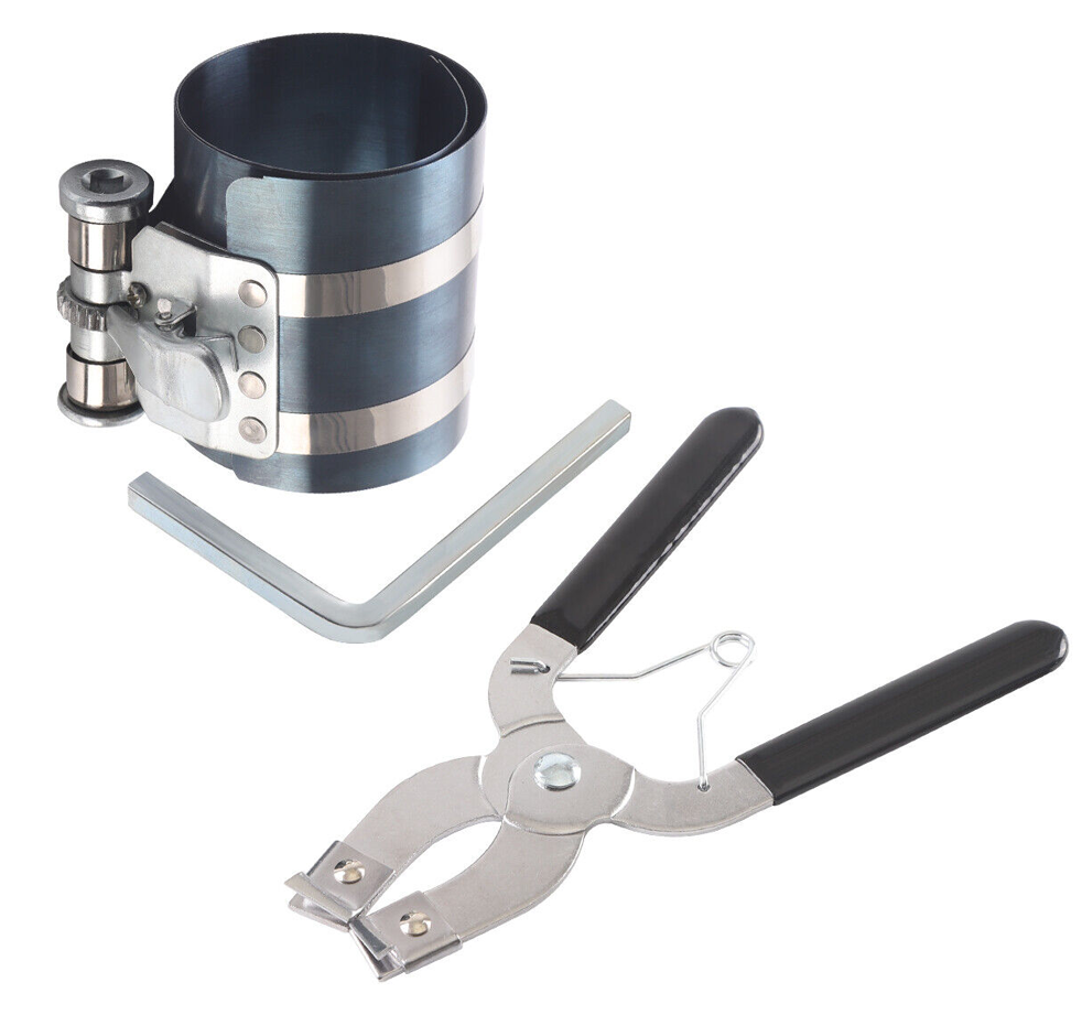 3”Car Piston Ring Plier Compressor Remover Expander Engine Wrench Kit(2 ...