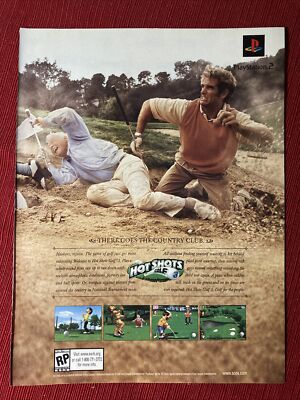 Hot Shots Golf PlayStation 2 Video Game 2002 Print Ad - Great to Frame ...