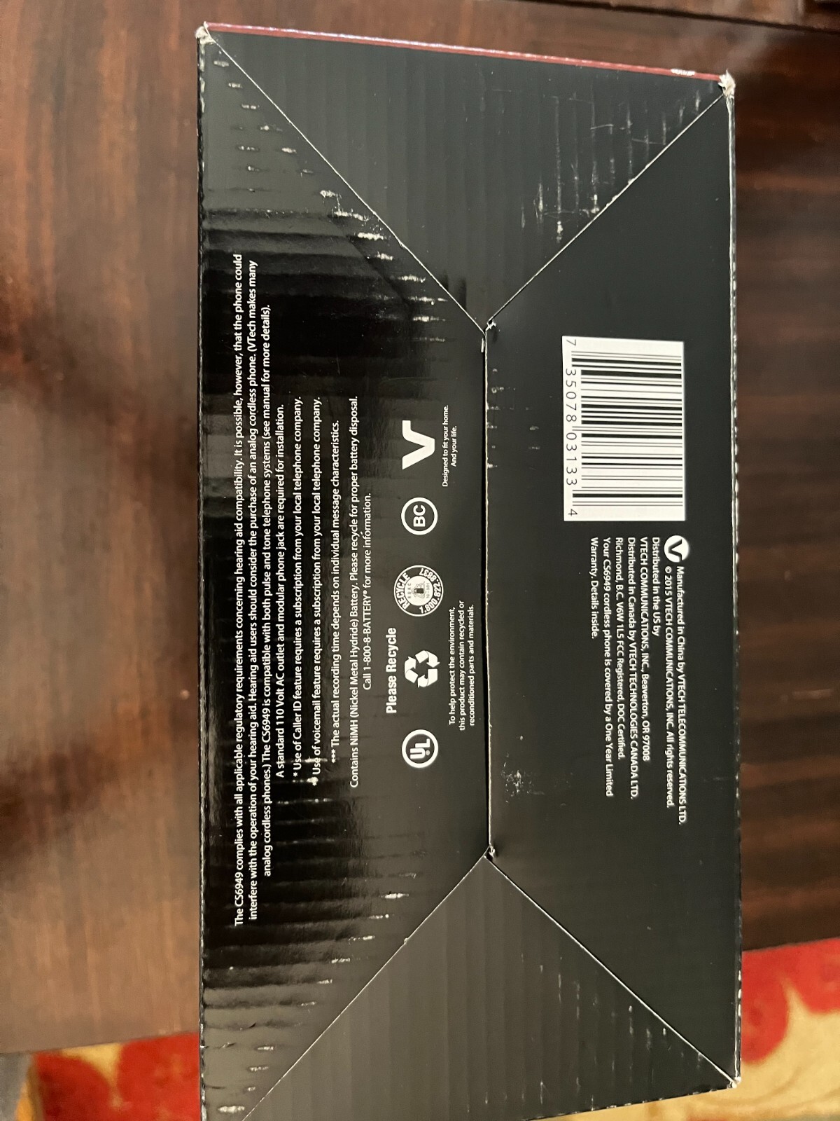 VTech CS5249 DECT 6.0 Expandable Corded/Cordless Phone with Answering ...